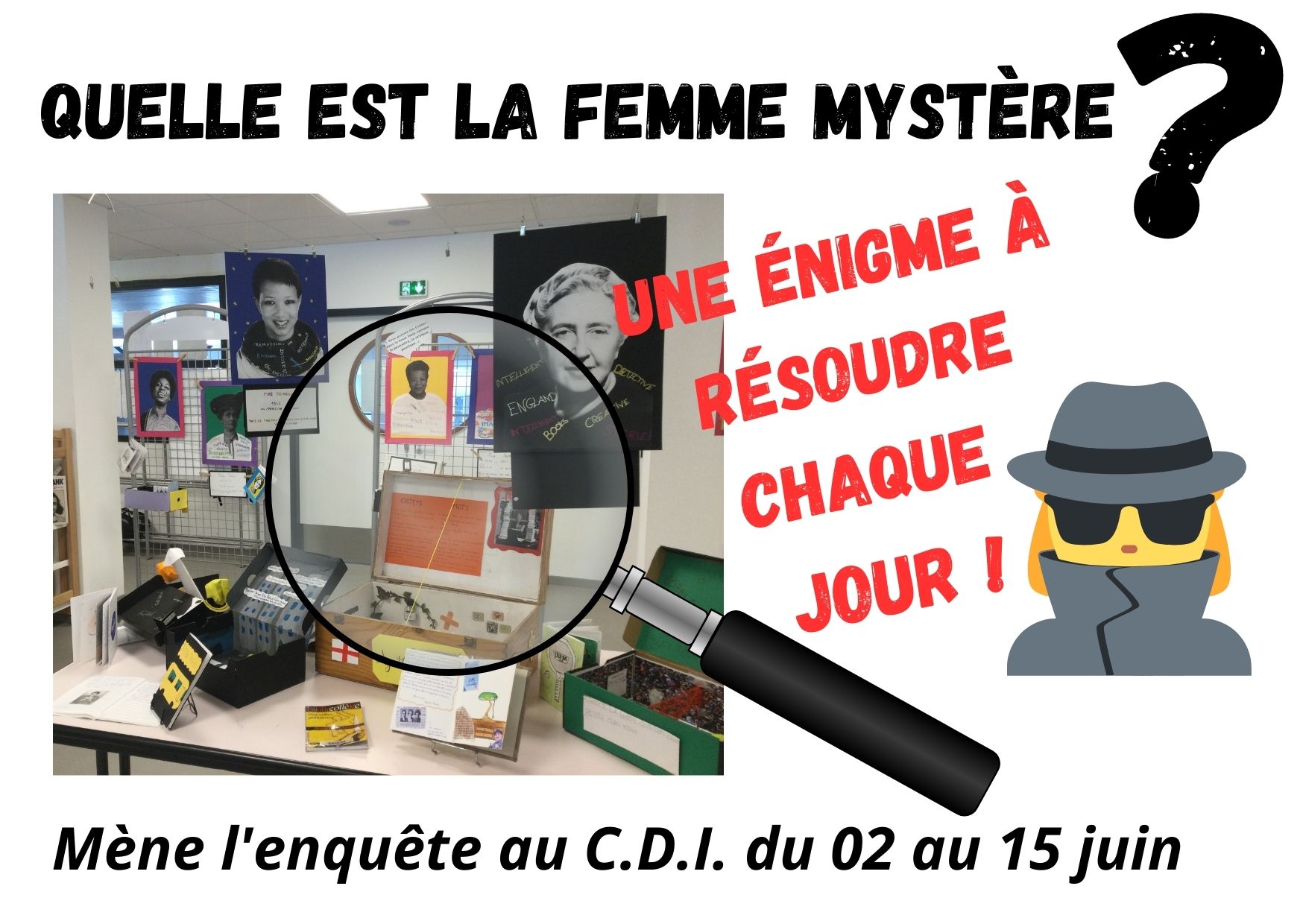 Mène l'enquête et trouve la femme mystère ! - L'établissement - Collège ...